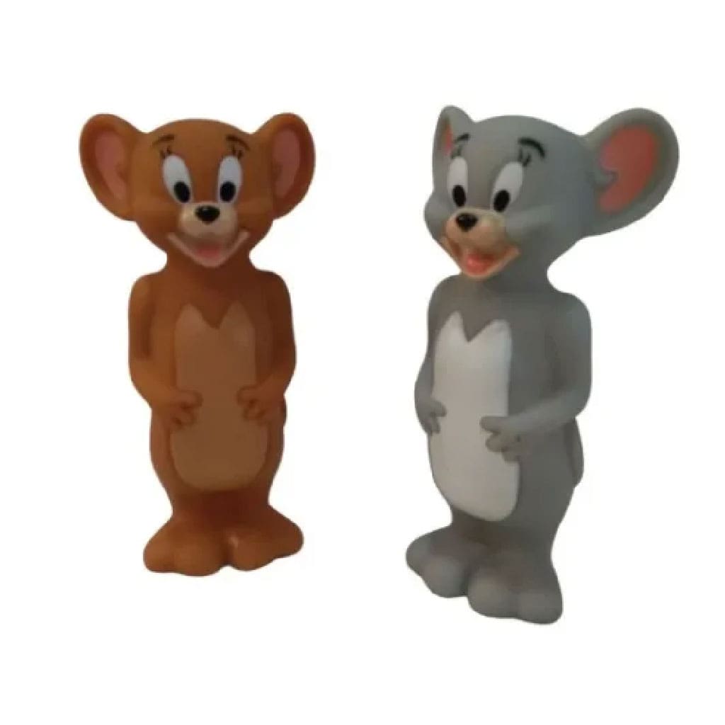 4pc Tom and Jerry Soft Rubber Toy Chu Chu – Playnpen